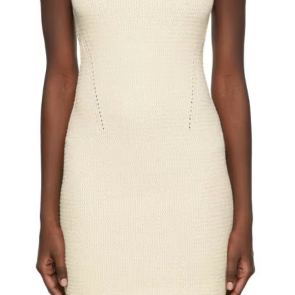 rag & bone | Dresses | Rag Bone Cream Ribbed Bodycon Midi Dress | Poshmark